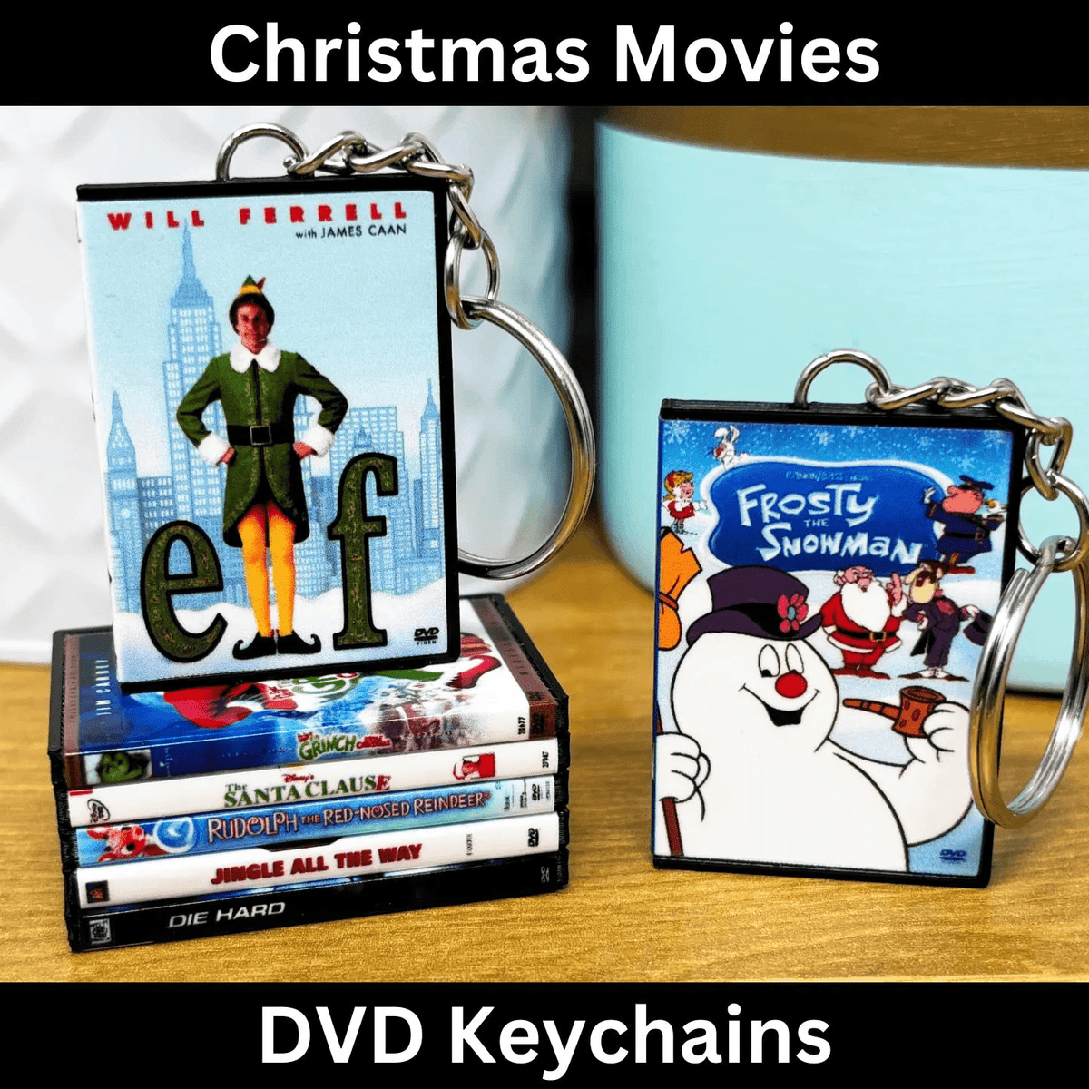 Christmas Movies Keychains – BitsyLabs