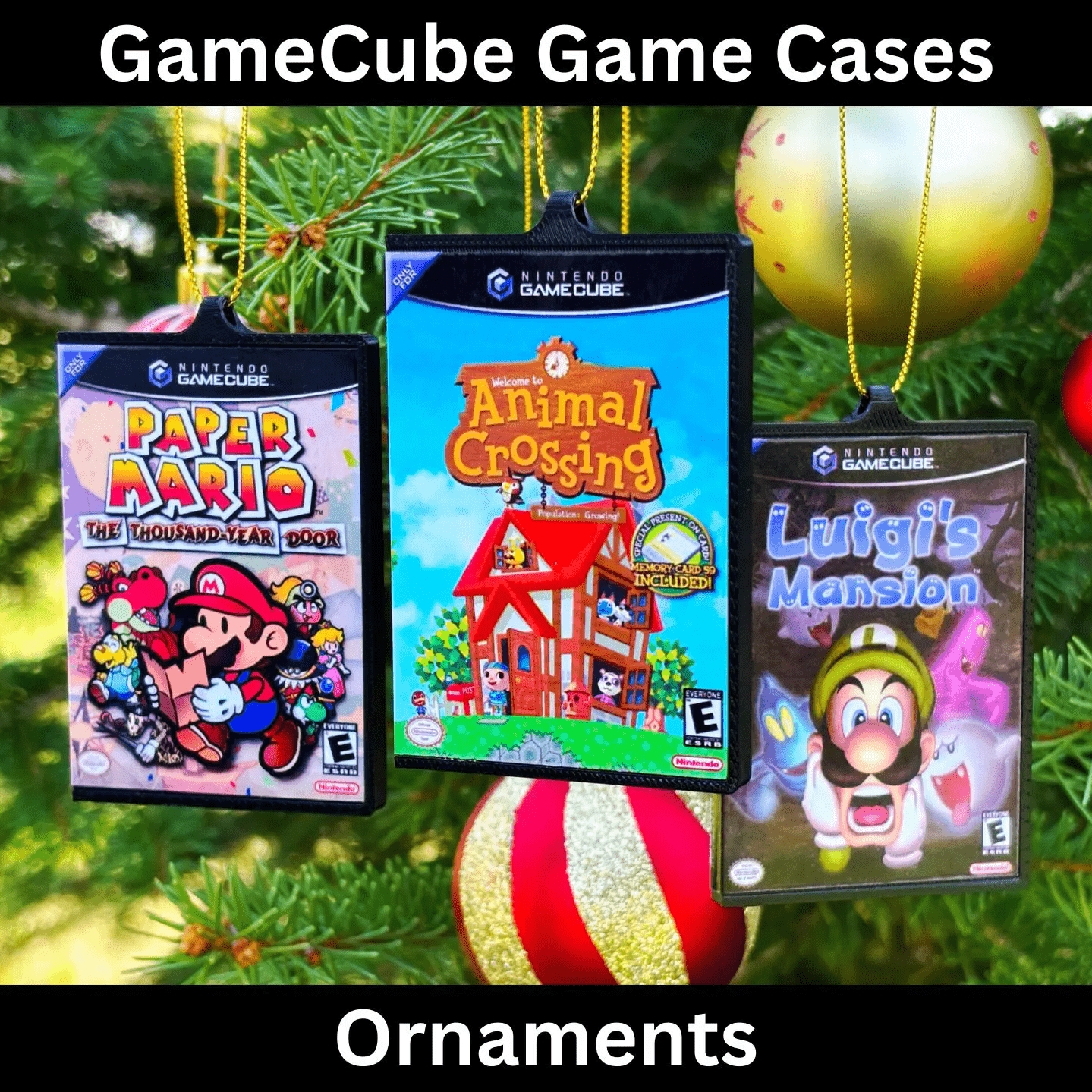 Gamecube Christmas Ornaments – BitsyLabs