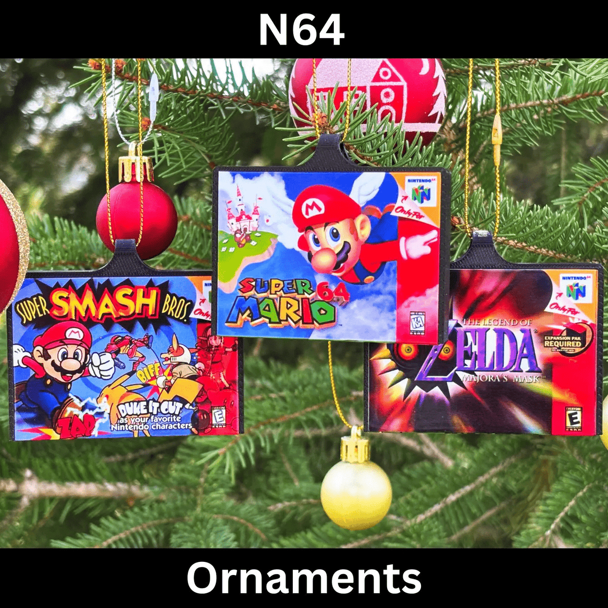 N64 Christmas Ornaments – BitsyLabs