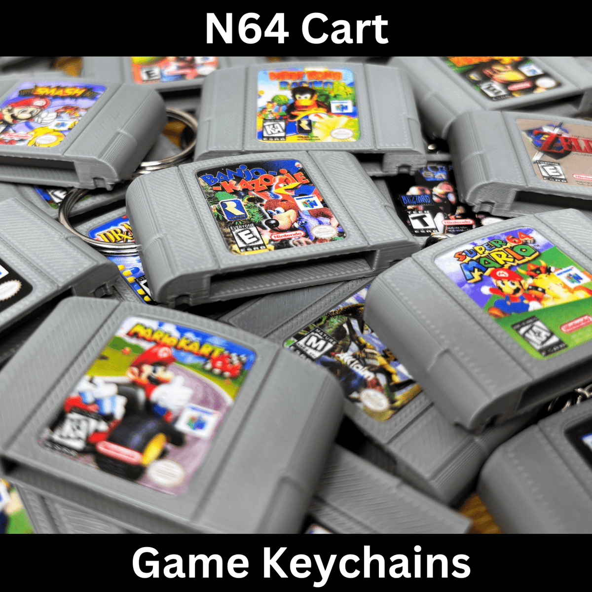 N64 Game Cart Keychains – BitsyLabs