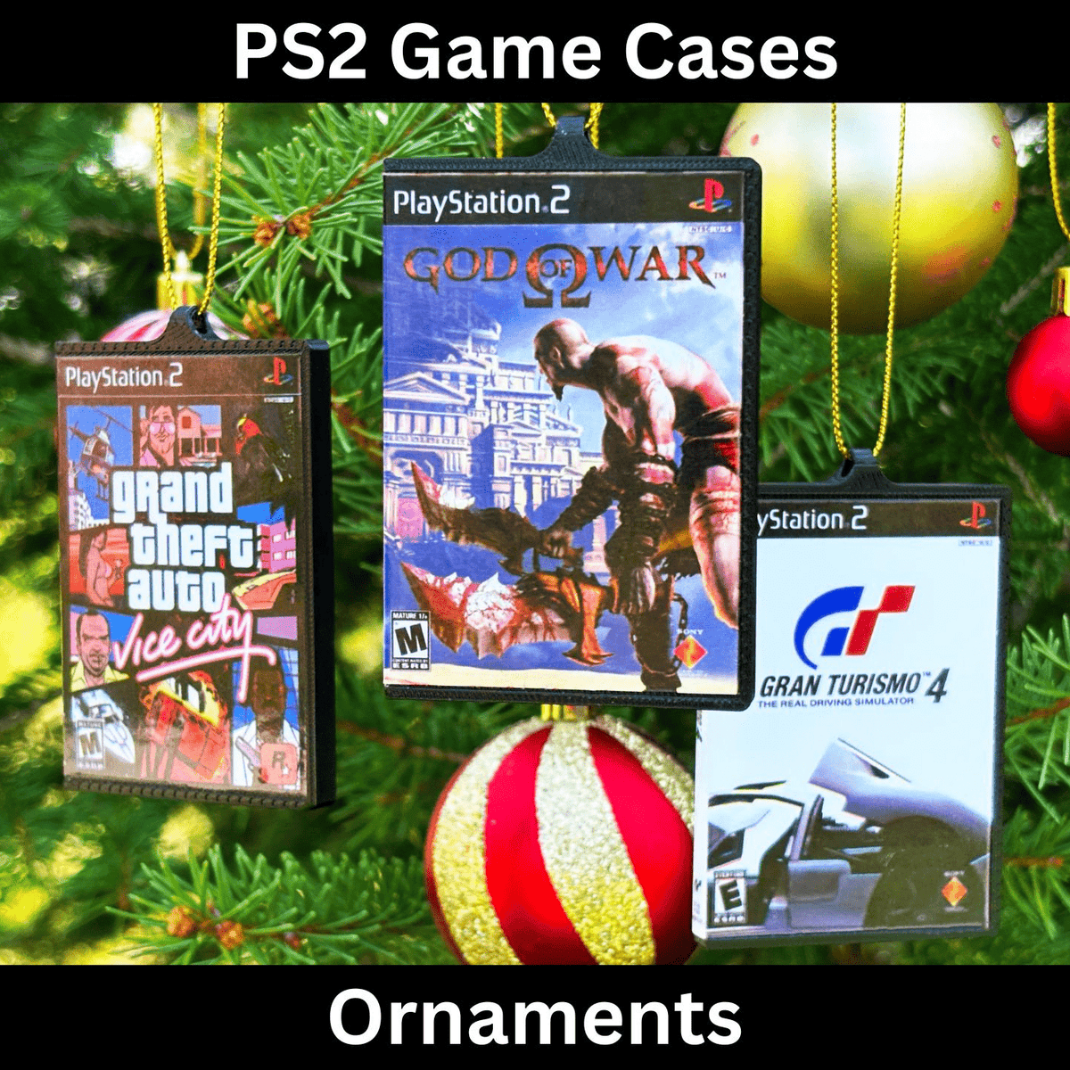 PS2 Christmas Ornaments – BitsyLabs
