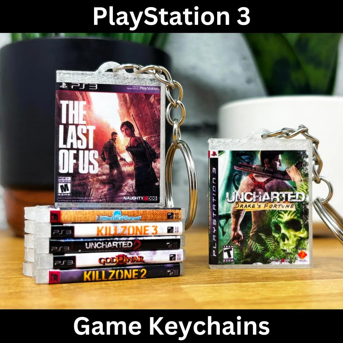 PS3 Game Case Keychains – BitsyLabs