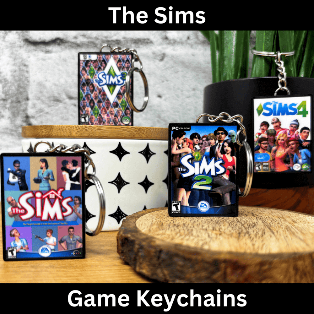 The Sims Keychains – BitsyLabs
